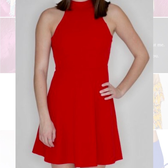 Berydress Dresses Berydress Small Red Backless Dress Stretch Poshmark